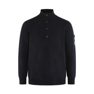 C.P. Company C.p. Company, Homme, Pulls, Bleu, Taille: M Pull Polo en maille