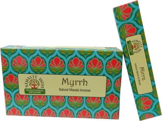 Ancient Wisdom R&auml;ucherst&auml;bchen Grosspackung Namaste India Myrrh Wohnaccessoire Deko Raumduft 100 St&auml;bchen 144 St&uuml;ck