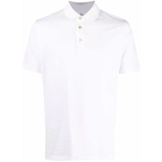 Pal Zileri Kurzarm-Poloshirt - Klassisch - - Tops - Herren - Wei&szlig; - M