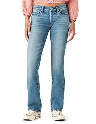 Lucky Brand Womens Mid Rise Sweet Bootcut Jean, Glass Mount, 31x32