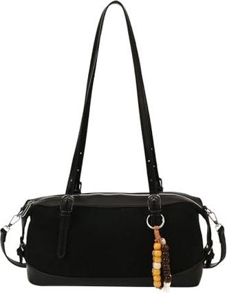 Generic Sac &agrave; bandouli&egrave;re en cuir synth&eacute;tique de grande capacit&eacute; avec fermeture &eacute;clair pour femme, sac &agrave; main &agrave; bandouli&egrave;re, sac &agrave; bandouli&egrave;re pour voyage, sh
