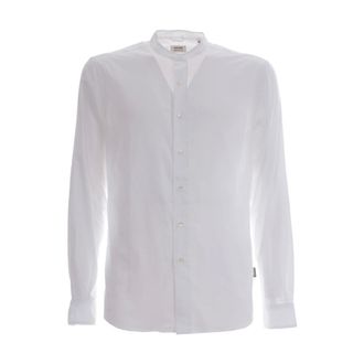 Aspesi Homme, Chemises, Blanc, Taille: XL Chemise &agrave; col mandarin
