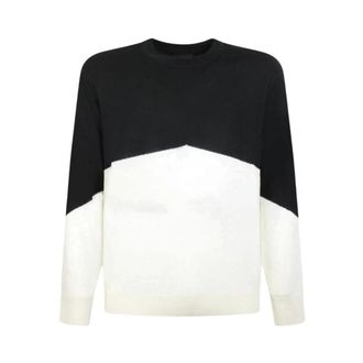A|X Armani Exchange Klassische Baumwollkapuzenpullover in Schwarz & Wei&szlig; - - Knitwear - Herren - Mehrfarbig - XS