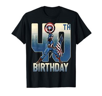 MARVEL Captain America 40th Birthday T-Shirt
