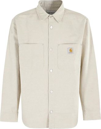 Carhartt Work in Progress Homme, Vestes, Beige, Taille: L Chemise Walter Shirt Jac Nude Chemise Classique