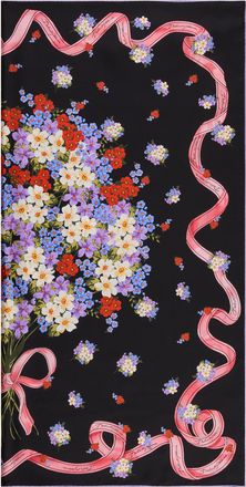 Dolce & Gabbana Seidentuch schwarz