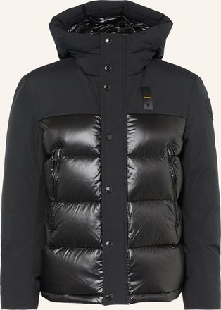 Blauer Daunenjacke Brook schwarz