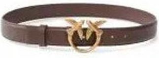 Pinko Ceinture marron Love Birds 3 cm
