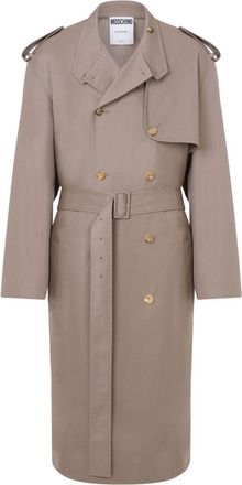 Moschino Klassischer Trenchcoat - Nude
