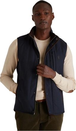 Vicomte A Oclay Quilted Vest - Homme - Vestes - Bleu - Taille: 2XL