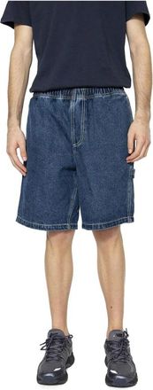 Obey Homme, Shorts, Bleu, Taille: S Bermuda Shorts