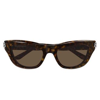 Balenciaga Bb0430S Cat-Eye Sonnenbrille - - Accessories - Damen - Braun - 54 MM