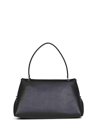 Ferragamo Womens Shoulder Bag Sofia Black Calf Leather Handbags Hand