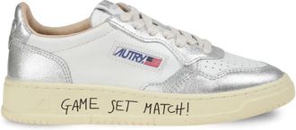 Autry Low-Top Sneaker - Medalist Low Metallic Sneakers - Gr. 36 (EU) - in Weiß - für Damen