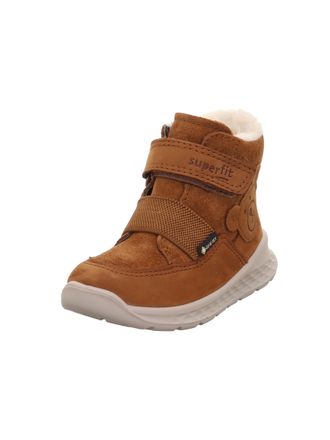 Superfit Jungen Baby Breeze Leicht Gef&uuml;tterte Gore-tex Braun/Orange 3000 Sneaker, Braun Orange 3000, 21 EU