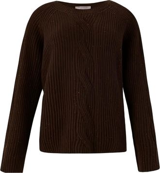 D.exterior pull en maille torsadée - Marron