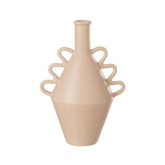 Paris Prix Paris Prix - Vase avec Anse Design Vague Pinky Perfect 32cm Rose