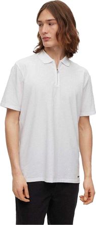 HUGO BOSS Poloshirt f&uuml;r Herren, Stoff (Wei&szlig;)