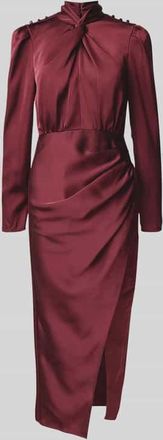 Self Portrait Midikleid mit Raffungen