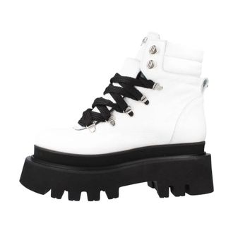 Yellow Femme, Chaussures, Blanc, Taille: 40 EU Bota Cordones
