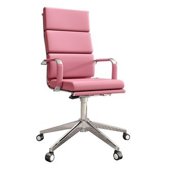 Generic Hochlehner-Schreibtischstuhl,ergonomischer B&uuml;rostuhl hoher R&uuml;ckenlehne,Lederbezug,Lendenwirbelst&uuml;tze Armlehnen(/)