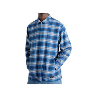 Vans MENS SHIRT Montwood Zip Flanell BLAU