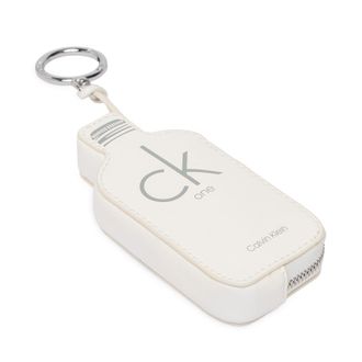 Calvin Klein Schl&uuml;sselanh&auml;nger Calvin Klein Ck One Bottle Zip Small Pouch LV04F1246G Wei&szlig;