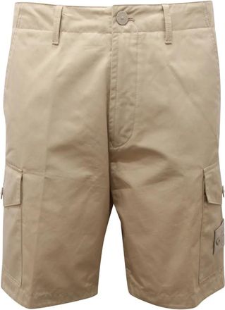 Stone Island Homme, Shorts, Beige, Taille: W31 Bermuda Cargo Regular Ghost Shorts