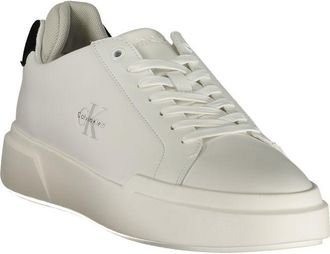Calvin Klein Leather and Polyurethane Sneakers - White