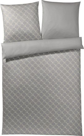 Joop Joop, Mako-Satin-Bettwäsche, Kornblumen-Muster mit nuancierten Farben 155x200 + 1x 80x80 sand