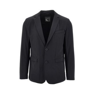 Herno Einreihige Jacke aus Nylontwill - - Jackets - Herren - Schwarzk - M