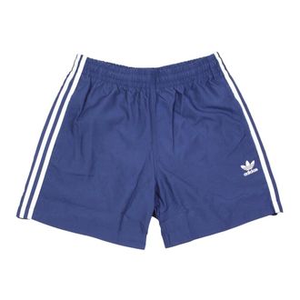 adidas Short de bain 3-Stripes Bleu - Homme - Sport - Bleu - Taille: L