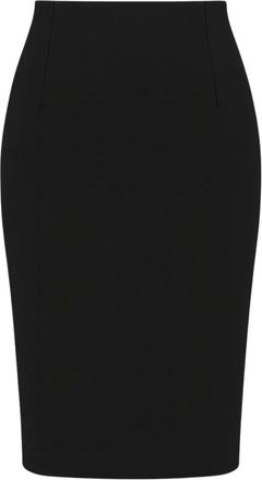 iBlues Femme, Jupes, Noir, Taille: 42 FR Jupe élégante noire mi-longue