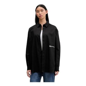 Karl Lagerfeld Chemise Oxford - Femme - Blouses et Chemises - Noir - Taille: 36 FR