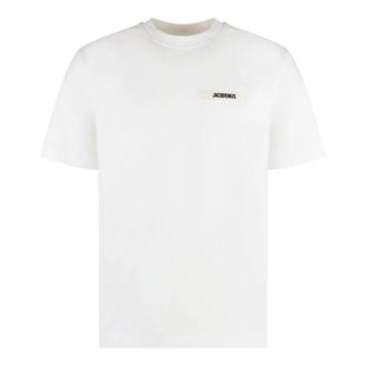 Jacquemus Le T-Shirt Gros Grain - - Tops - Herren - Wei&szlig; - 2XL