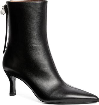 Maje Leather Ankle Boots 75 Size 41