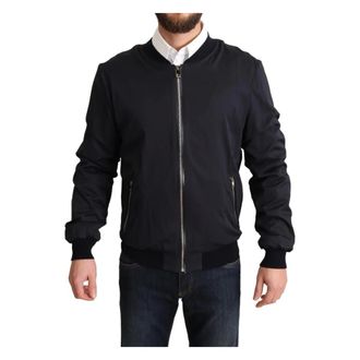 Dolce & Gabbana Homme, Vestes, Noir, Taille: L Veste Bomber