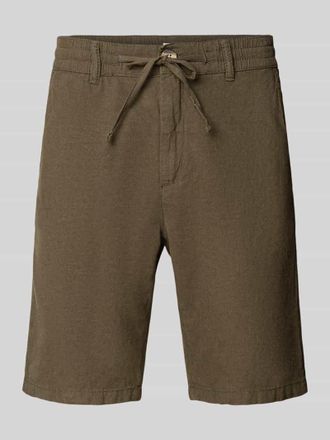 Lindbergh Regular Fit Bermudas aus Leinen-Baumwoll-Mix