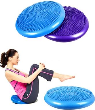 CHICIRIS Aufblasbare Yoga-Balance-Matten, PVC-Material, Weiches Design, Verbessern die Vitalität, Gleichgewichtsübungen für Zuhause, Yoga- und Fitness-Enthusia