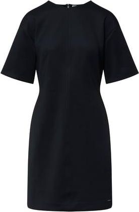 Calvin Klein Robe midi cintr&eacute;e &agrave; manches courtes