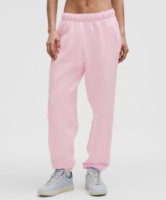 lululemon Jogging Scuba Oversized taille mi-haute Standard pour Femmes - Rose - Taille 2XS