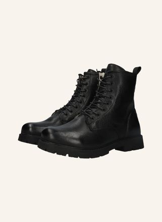 Blackstone Schn&uuml;rboots schwarz