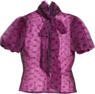 Acne Studios haut à imprimé étoiles - Violet