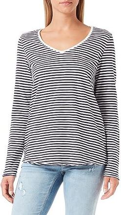 s.Oliver 10.2.11.12.130.2135958 T-Shirt, Bleu, 36 Femme