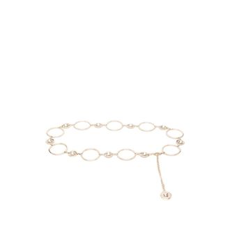 Twinset Femme, Accessoires, Jaune, Taille: M Crystal Embellished Chain Belt