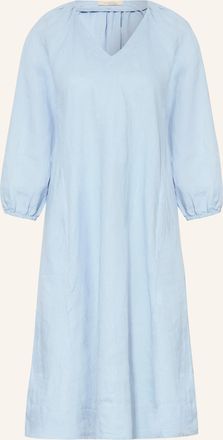 Lilienfels Lilienfels Leinenkleid Mit 3/4-Arm blau