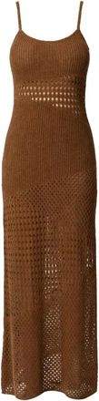 Akep Femme, Robes, Brun, Taille: 40 FR Robe Longuette