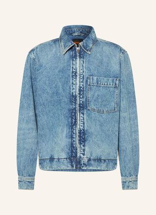 HUGO BOSS Jeansjacke Luney Bo blau