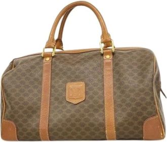 Celine Pre-owned Vintage Plastic Handbag - Femme - Pre-owned - Brun - Taille: ONE Size