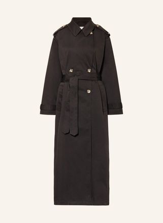 Ichi Trenchcoat Ihgilana schwarz